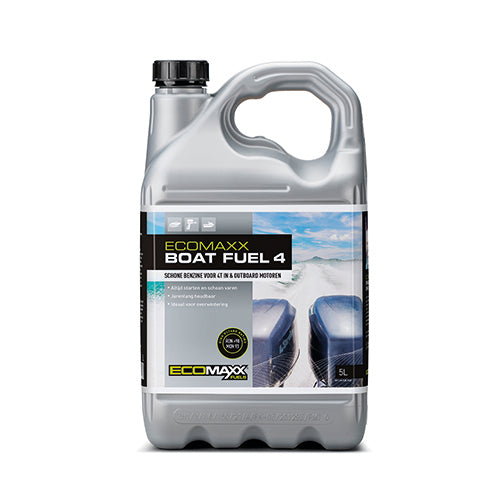 ECOMAXX BOAT FUEL 4T – 5L Lang Houdbare Benzine voor 4-Takt Motoren ...