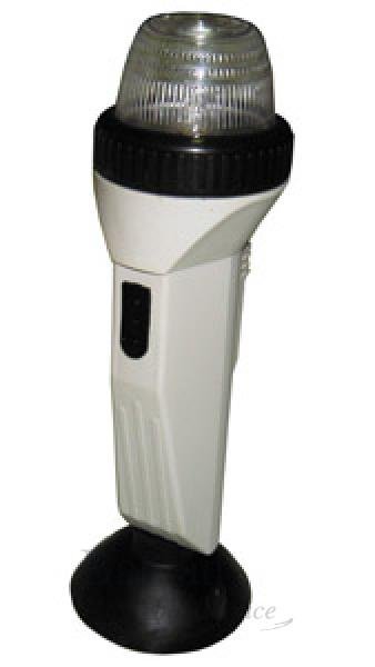 All-round light or stern light with battery-powered suction cup ...