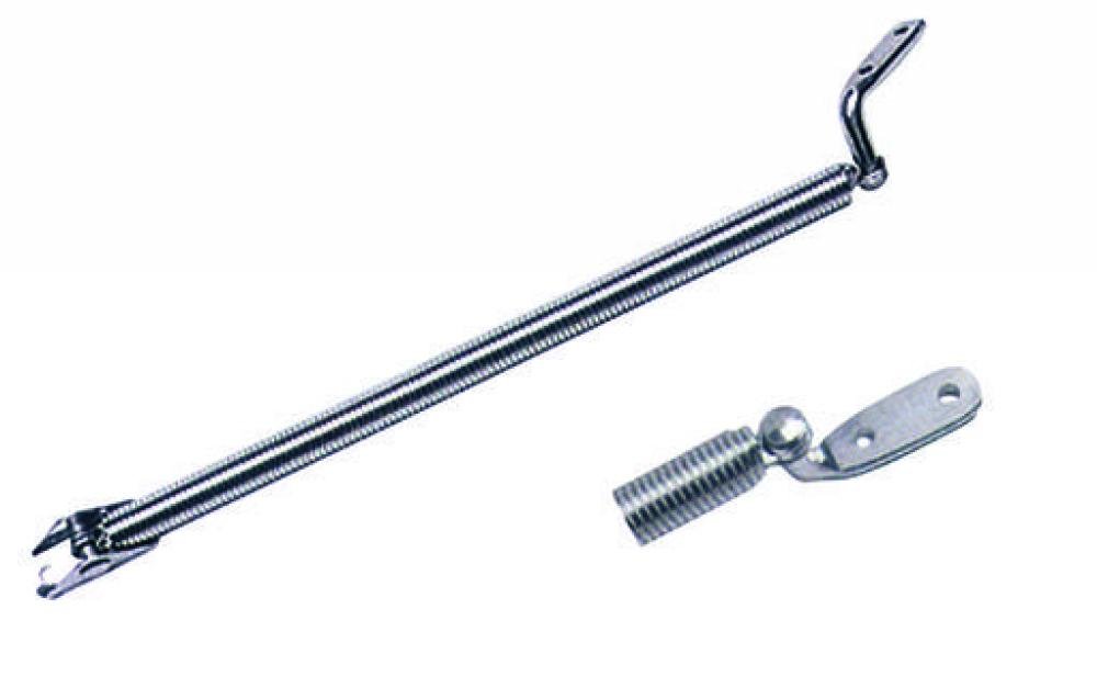 Stainless steel hatch stay with spring – Bateau Bootservice
