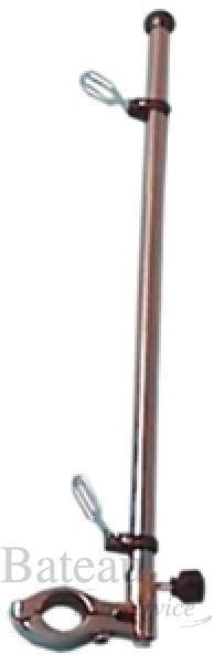 RVS vlaggenstok voor boot – 450 mm – railing Ø25 mm – Bateau Bootservice