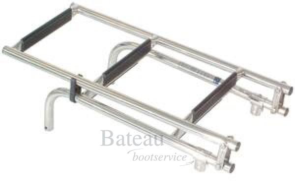 Boot zwemtrap RVS - Klapbaar 3+2-Treden – Bateau Bootservice